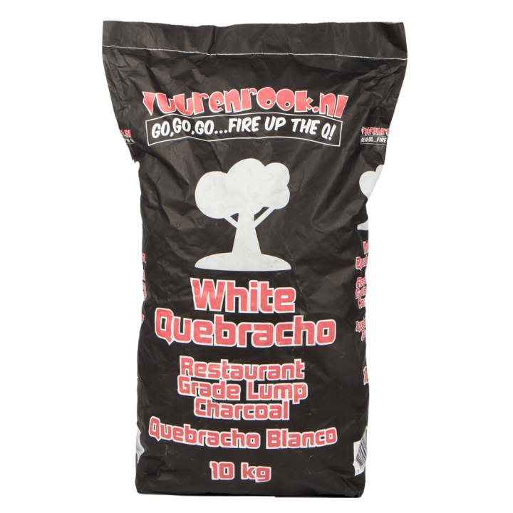 Vuur&Rook White Quebracho Restaurant Grade Lump Charcoal 10 kg – EIERBAL